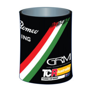 Alfa Romeo GRM Stubby Cooler - GRM Racing - Available Shirts n Things