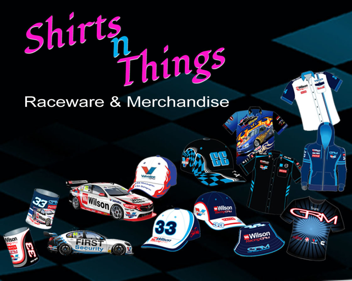 V8 Supercar Merchandise - Design, Manufacture & Sales - Shirts n Things